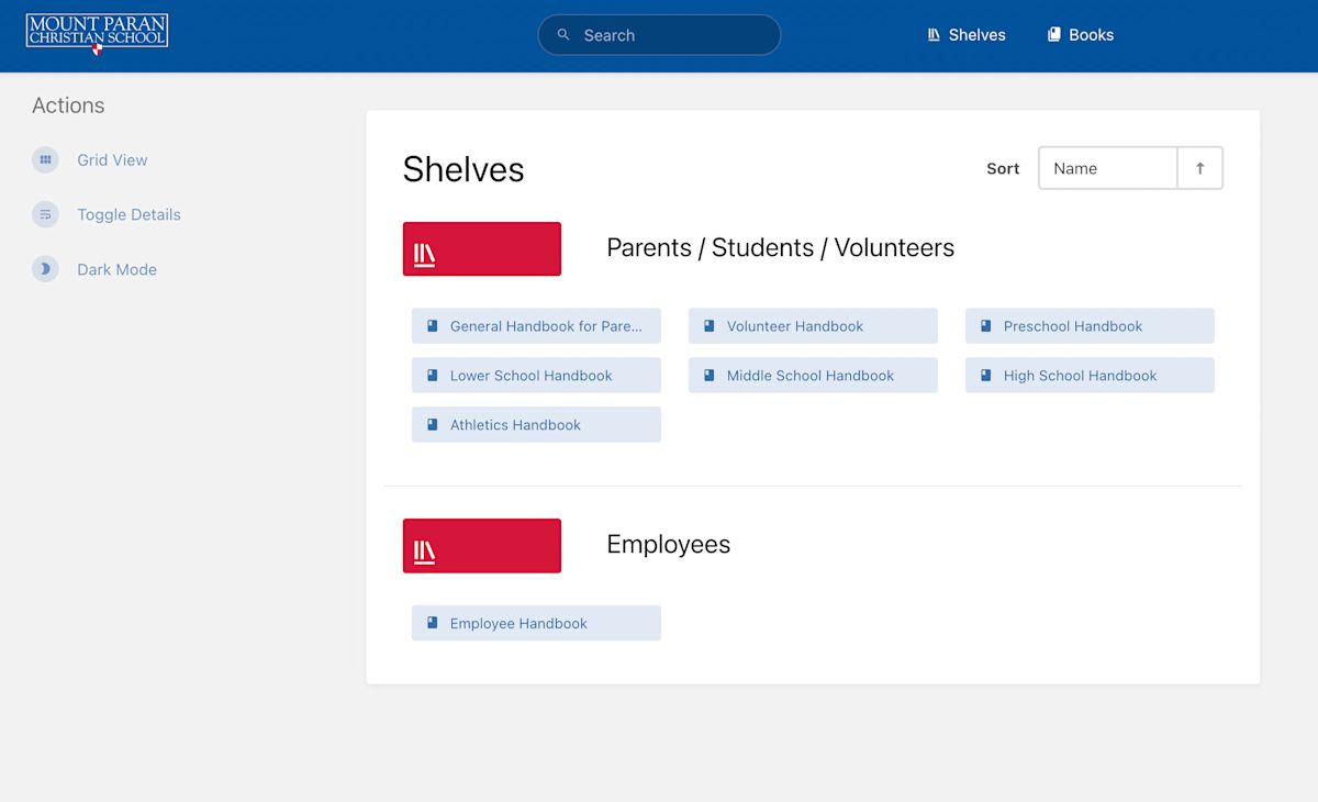 How to Access School Handbooks | Graduation Class News at Mount Paran ...