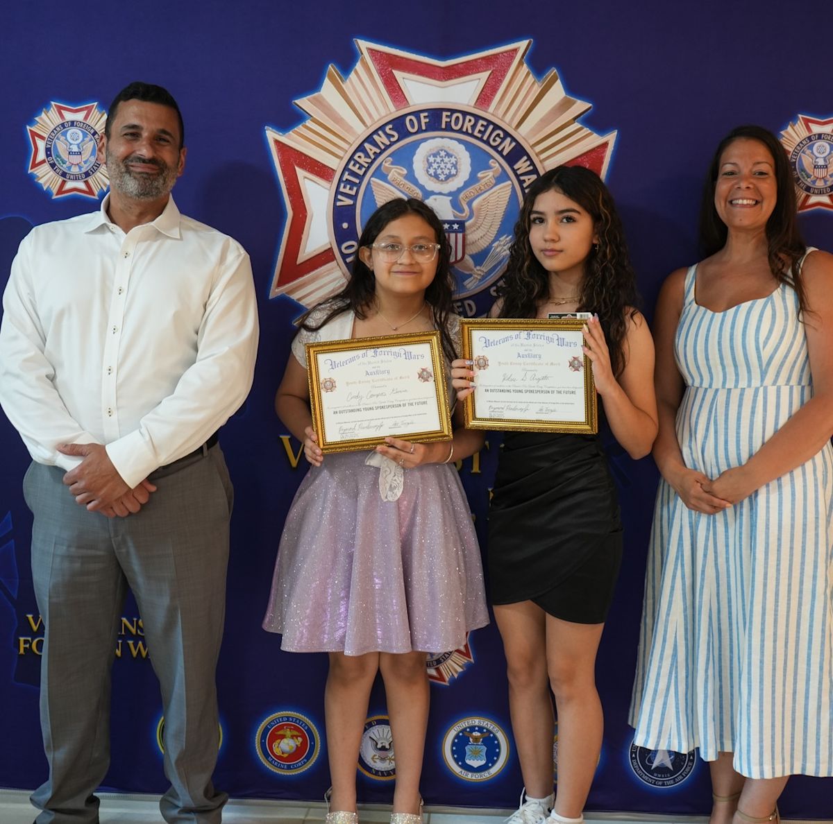 Two Reed Students Attend Patriot Pen Contest Reception | News Details