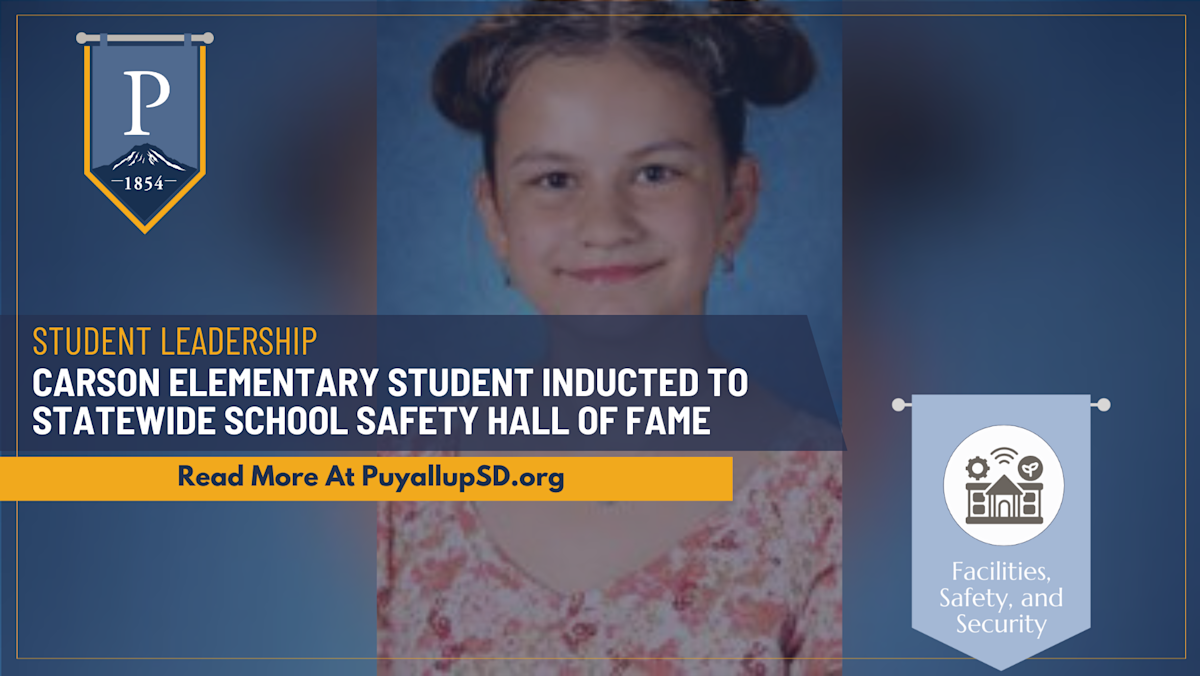 Carson Elementary Student Inducted to Statewide School Safety Hall of ...