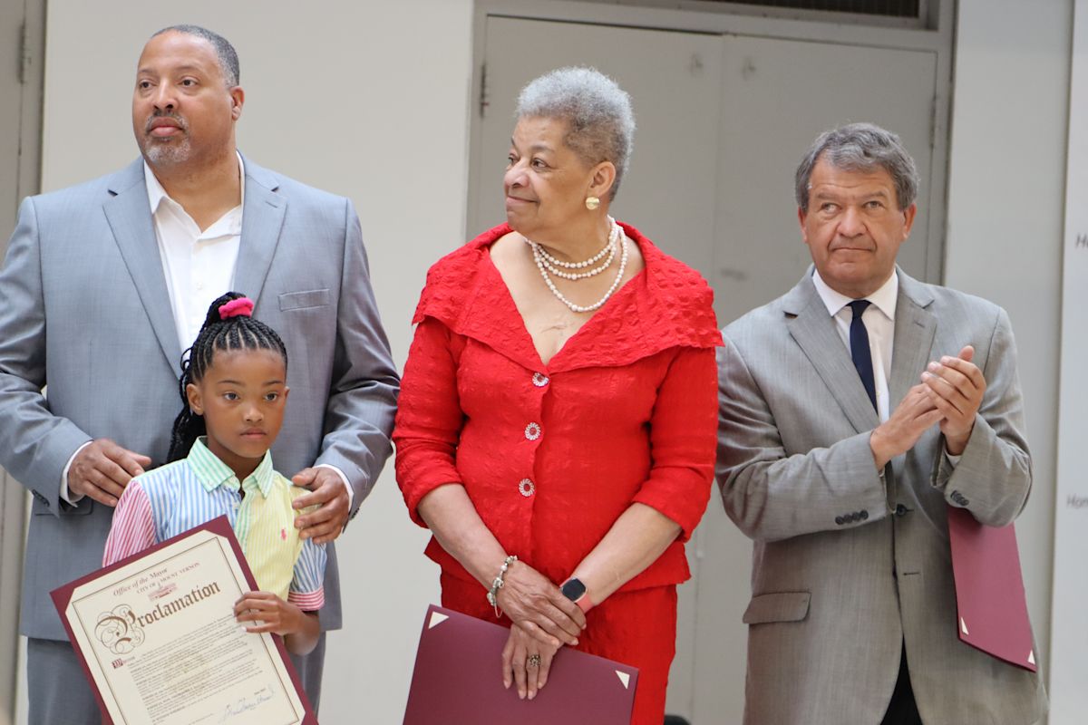 State Senator Ruth Hassell-Thompson, Congressman George Latimer and the ...