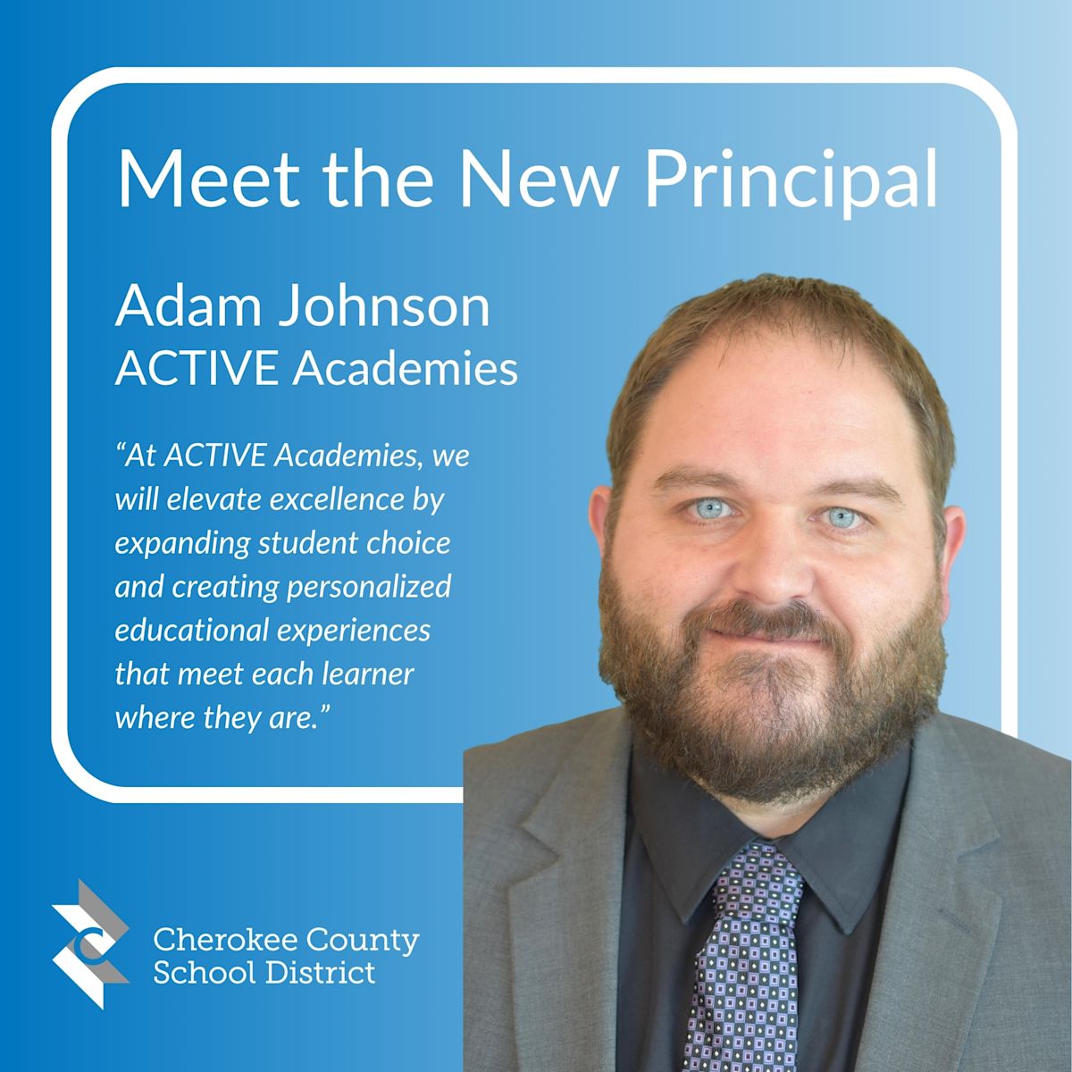 Meet the New Principal: Adam Johnson of ACTIVE Academies! | Post Detail