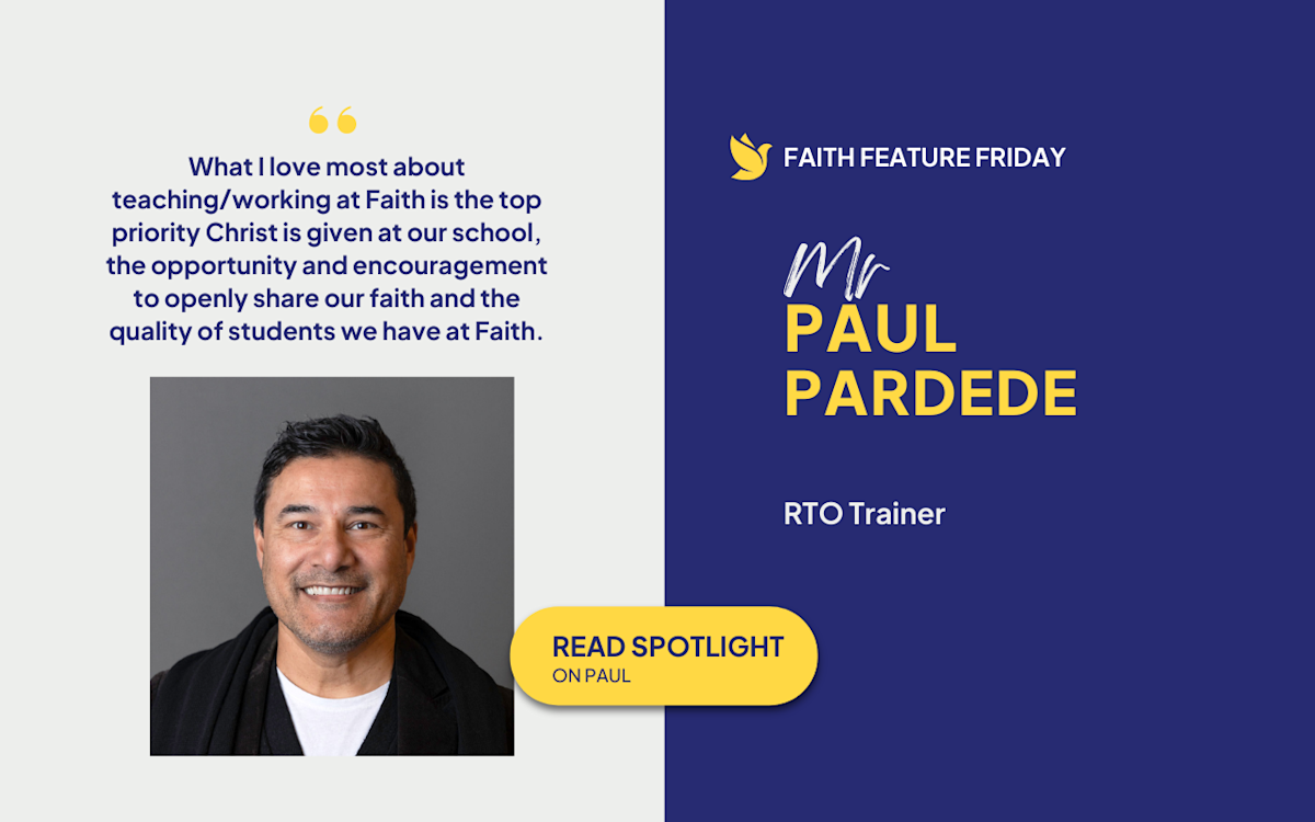 Faith Feature Friday: Mr Paul Pardede | Post