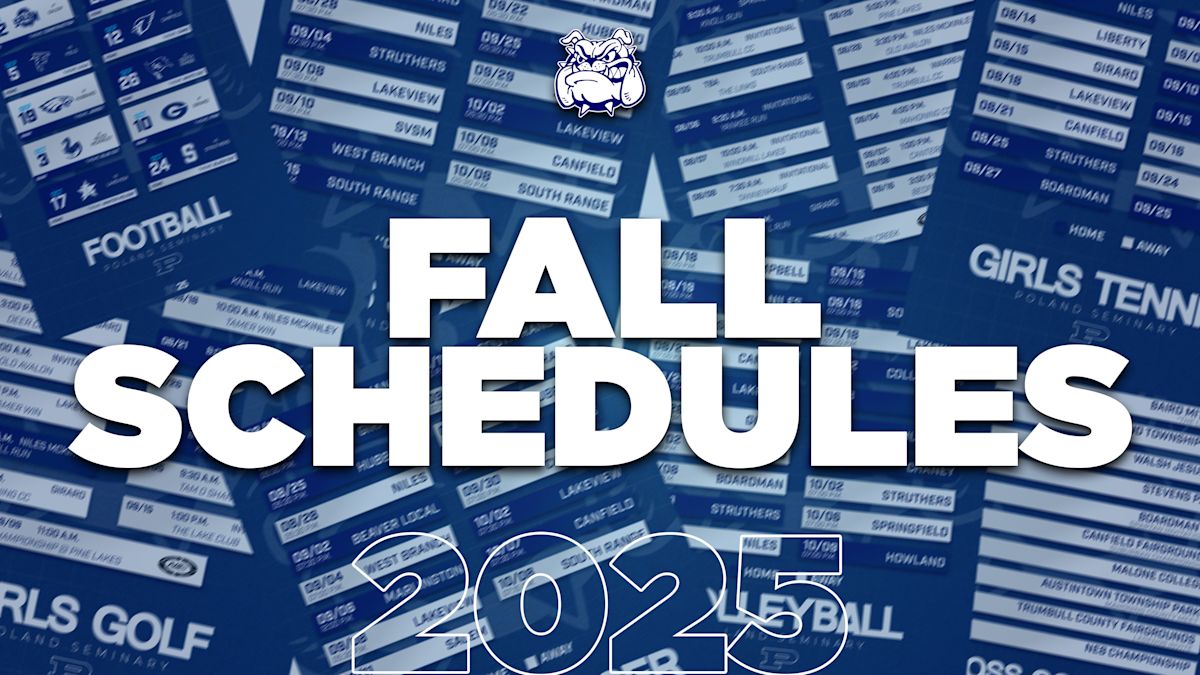 Fall Athletic Schedules - Poland Seminary High School