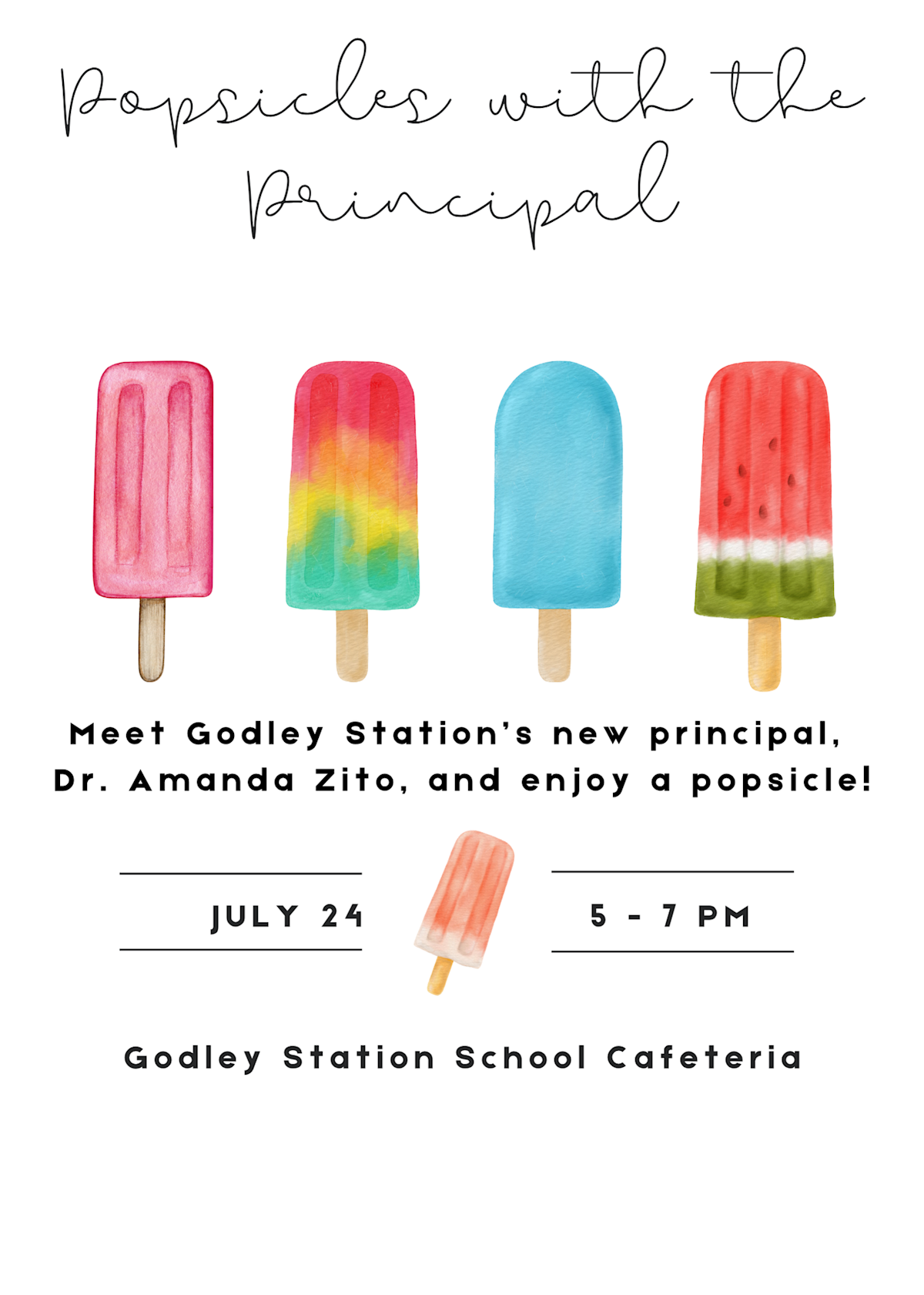 Popsicles with the Principal | News Landing Page