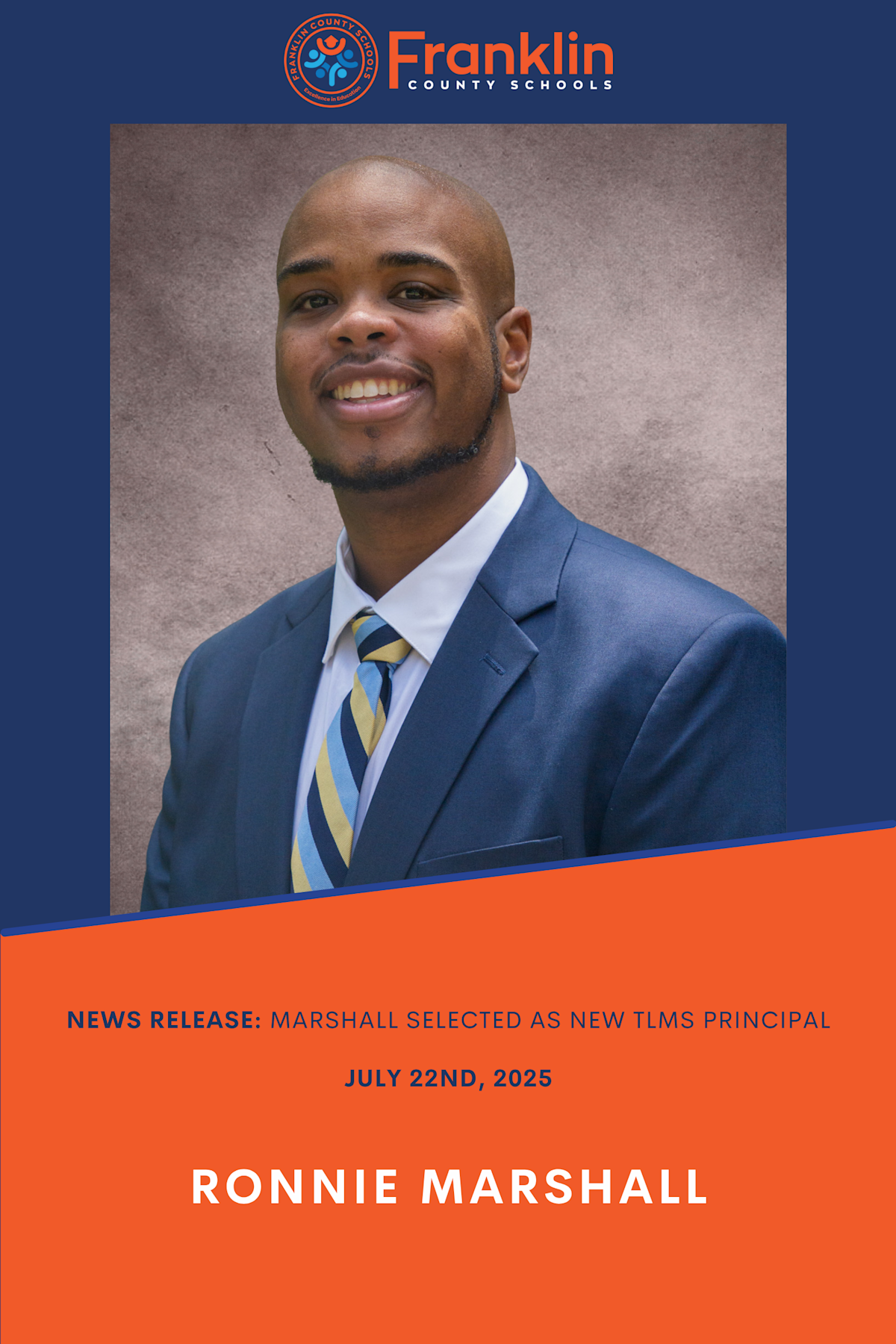 FCS Announces Ronnie Marshall as New Principal of Terrell Lane Middle ...