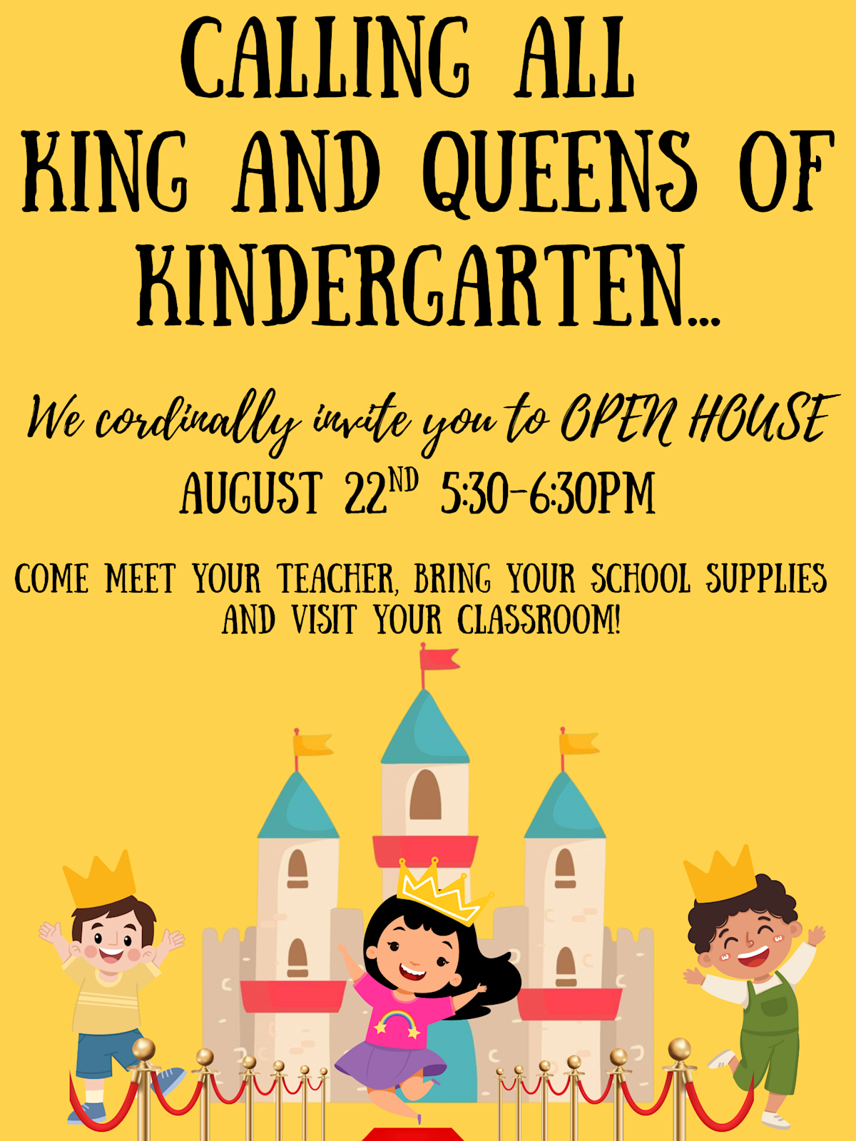 OPEN HOUSE Kindergarten | Default Post Board Page