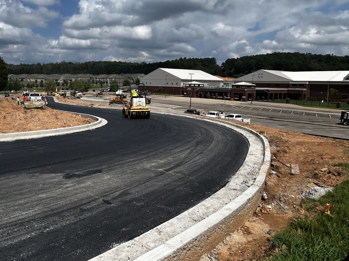 New Teasley Middle School Driveway Will Ease Car Rider Traffic ...
