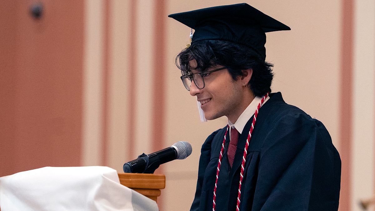 Graduation Speech: Peyson Bilimoria '25, How to Never Fail | News Post