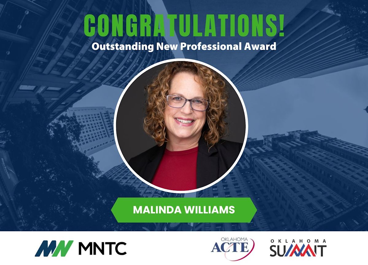 Malinda Williams Receives OkACTE Outstanding New Professional Award ...