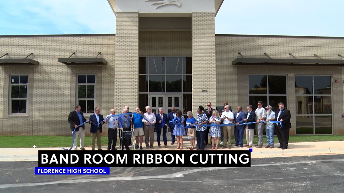 Florence High School hosts ribbon-cutting ceremony for new band room ...