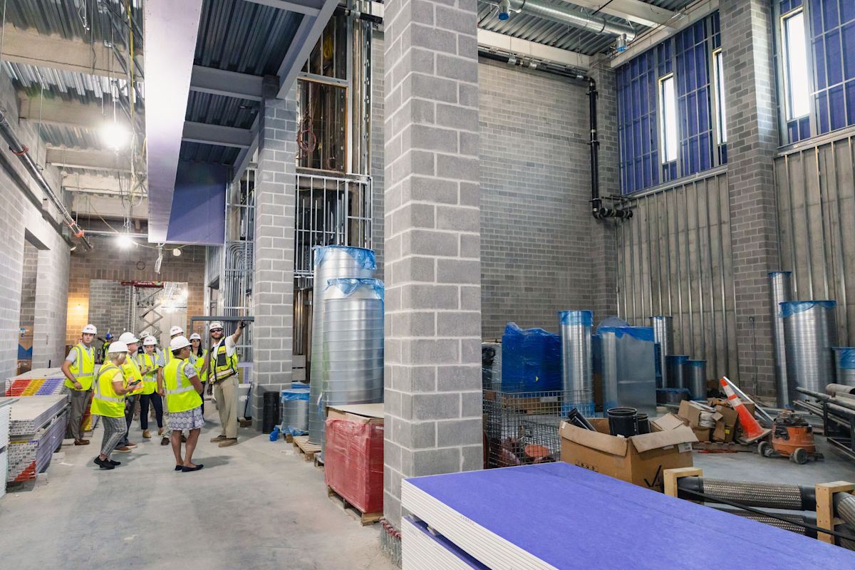 Diman Officials Tour Construction Site | Diman News