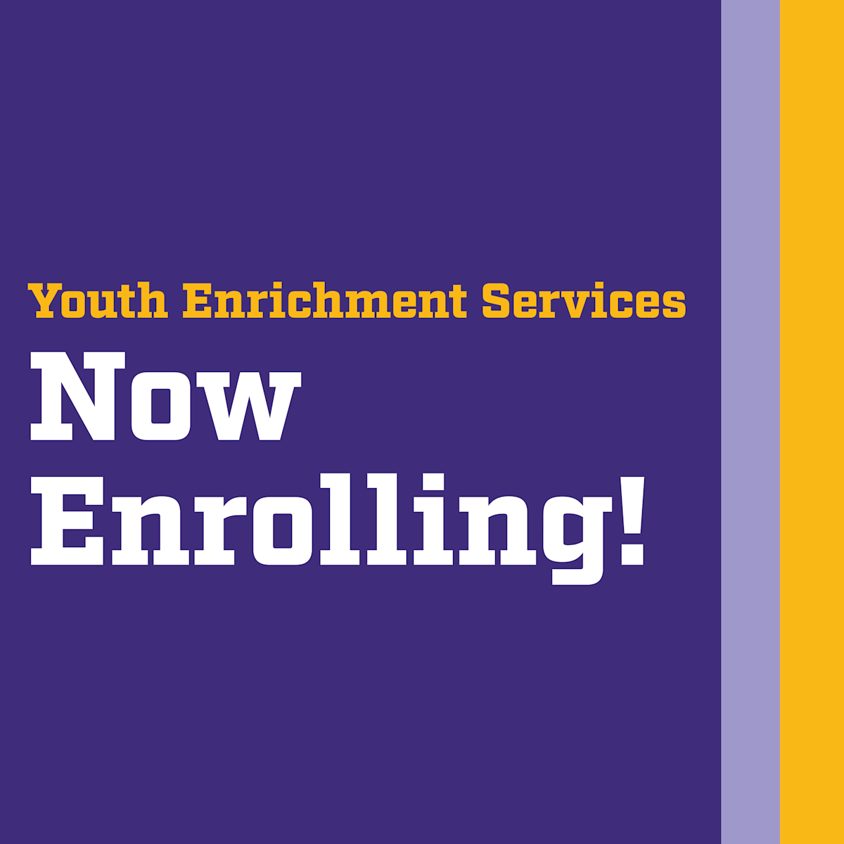 YES Now Enrolling! | News Details