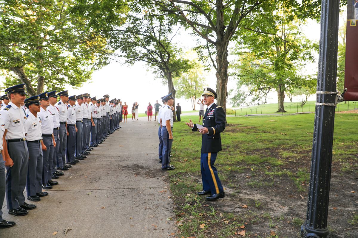 Roemer urges CGA students to “be exceptional,” new leaders take over ...