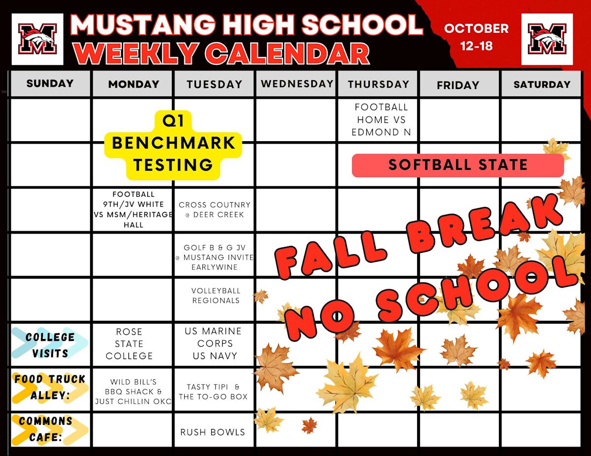 MHS Weekly Calendar | News Post Details Page