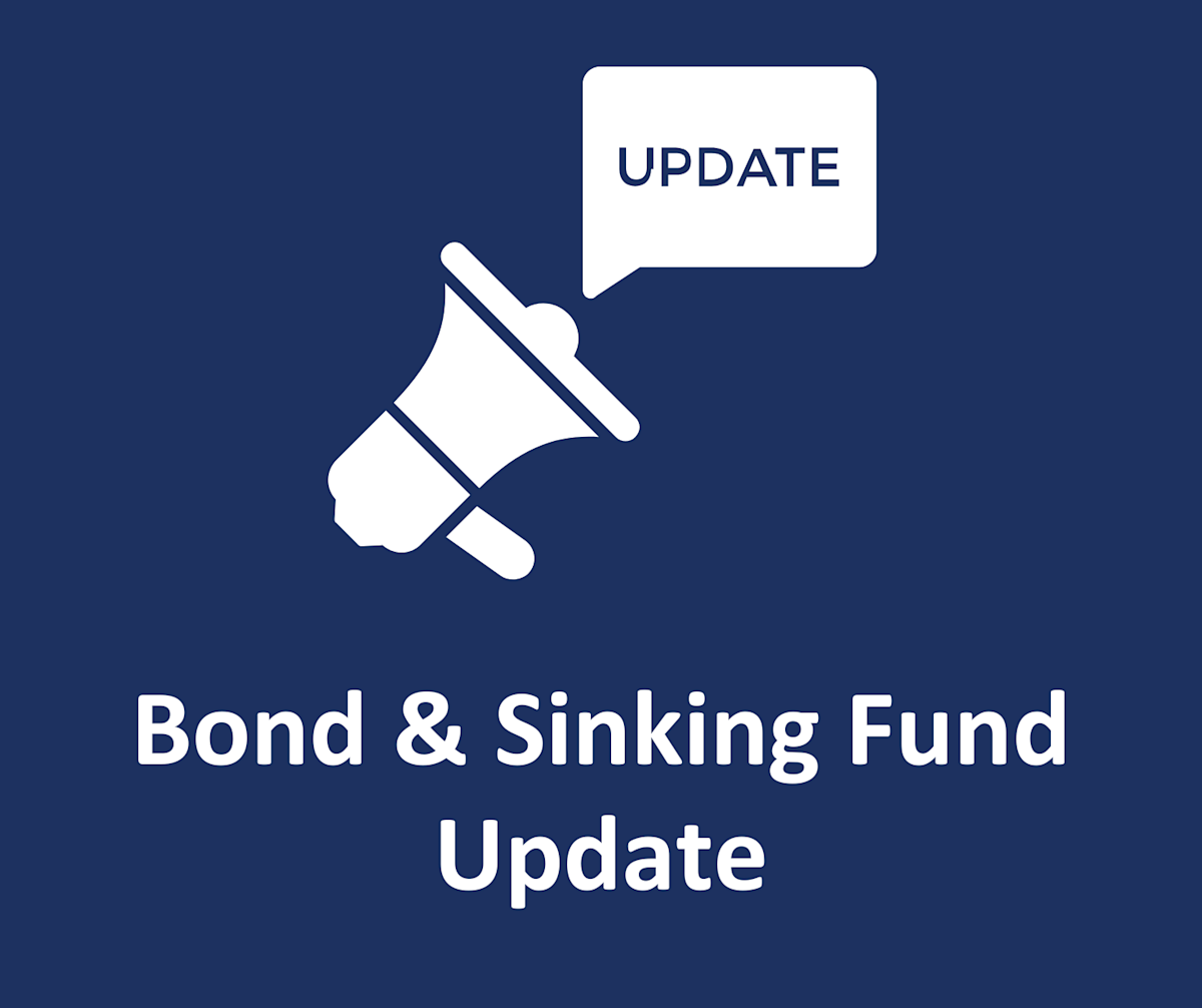 Bond Work & Sinking Fund Project Update: September 2024 | Posts Details ...