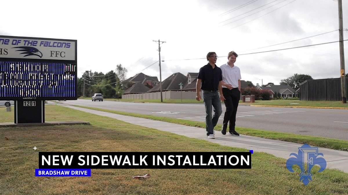 Sidewalks installed near Florence High School and Freshman Center | Details