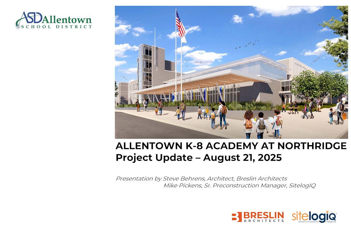 Allentown School District to Unveils Updated Design for Long-Awaited ...