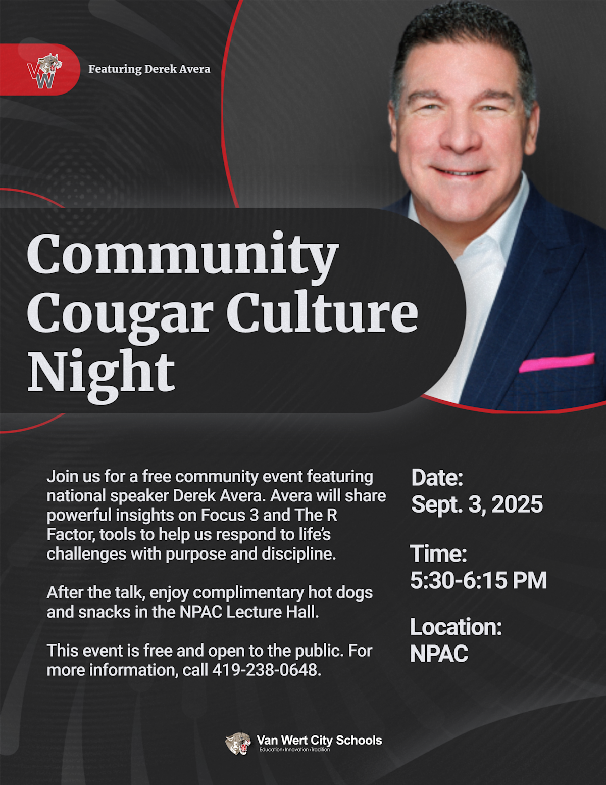 Van Wert City Schools to Host Community Event Featuring National ...