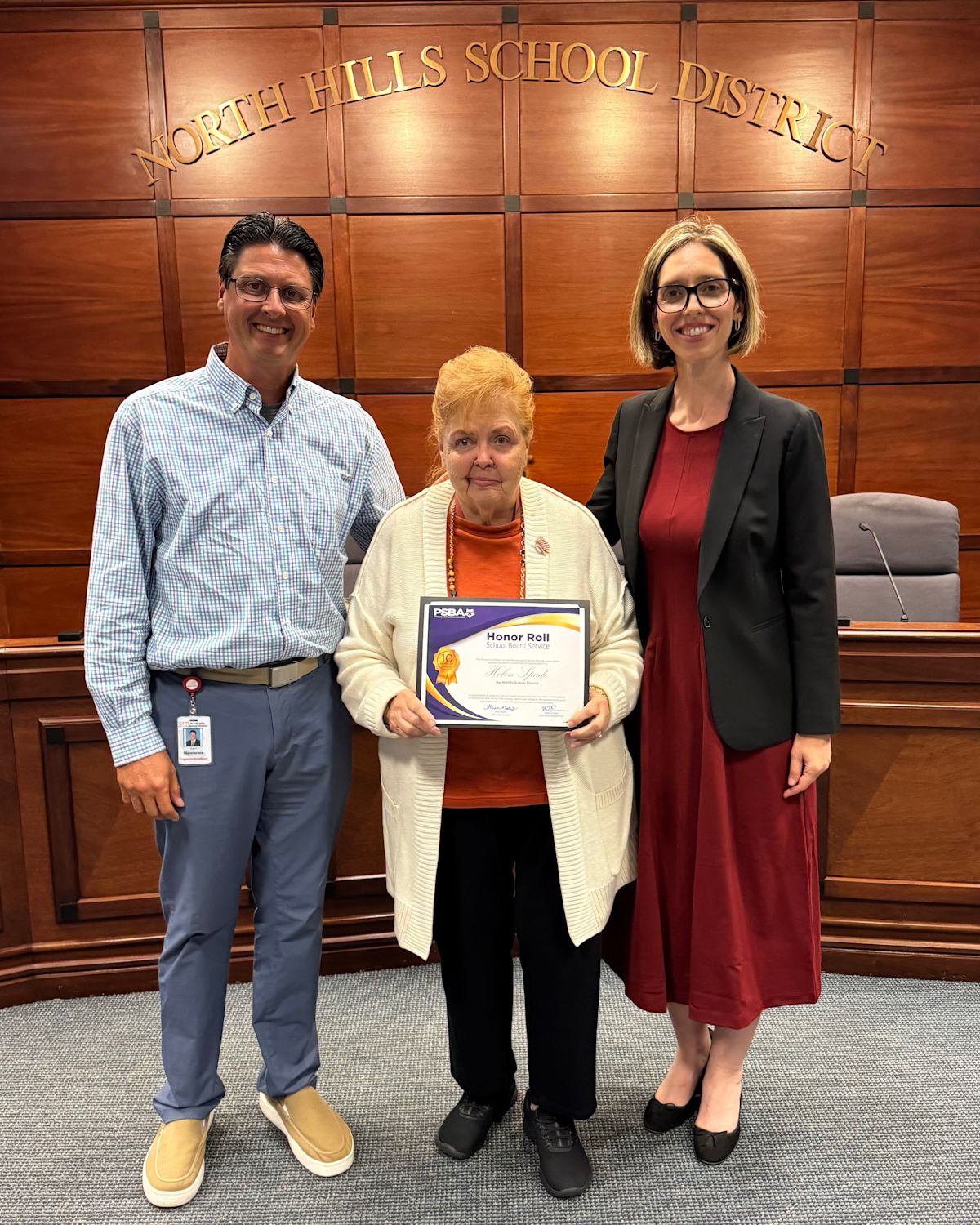 School Director Dee Spade honored for 10 years of service by PSBA | Details
