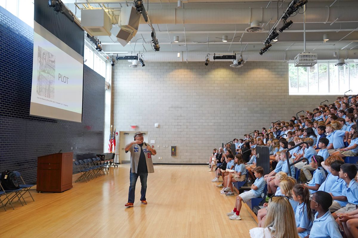 Author James Ponti Visits The Lovett School | News Detail