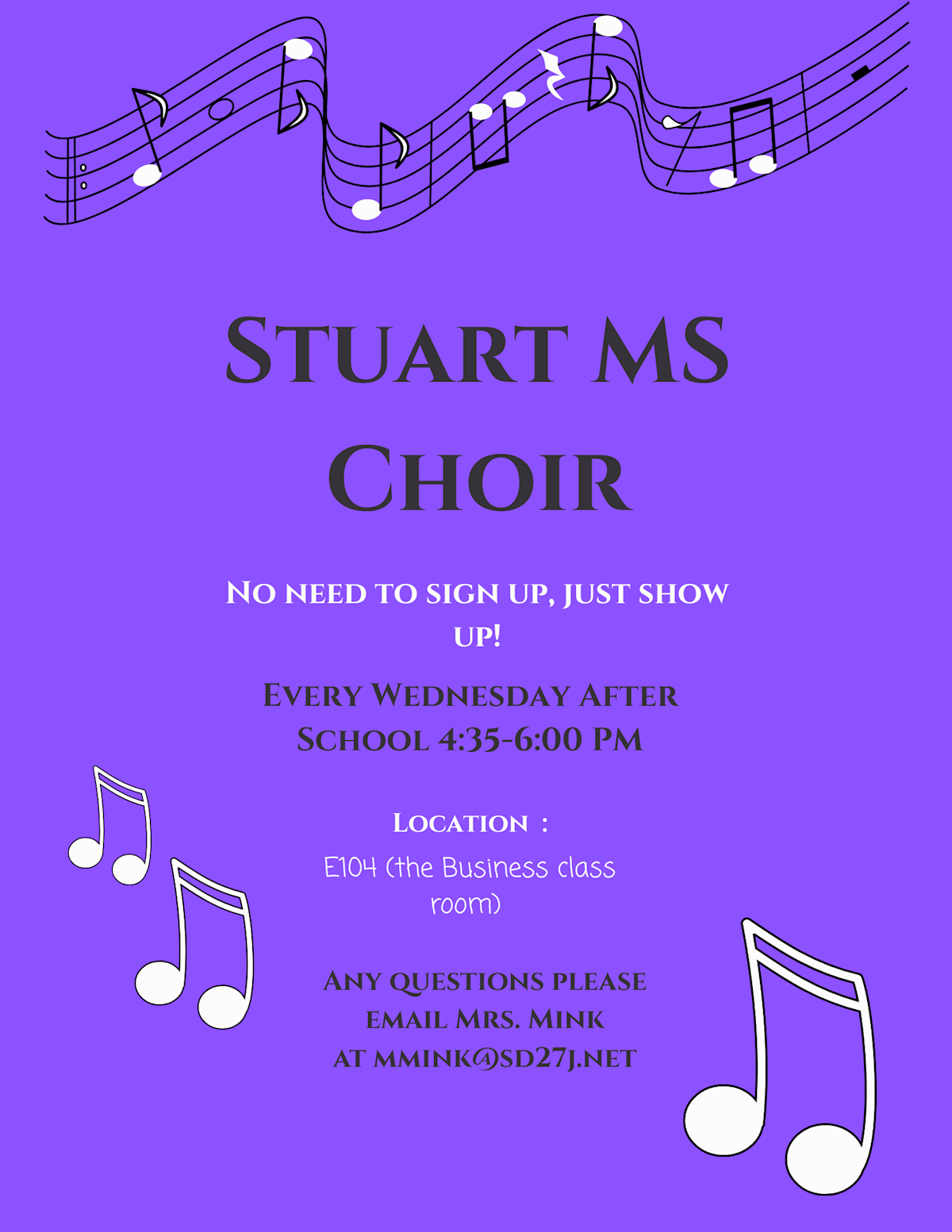 Stuart Middle School Choir | Details