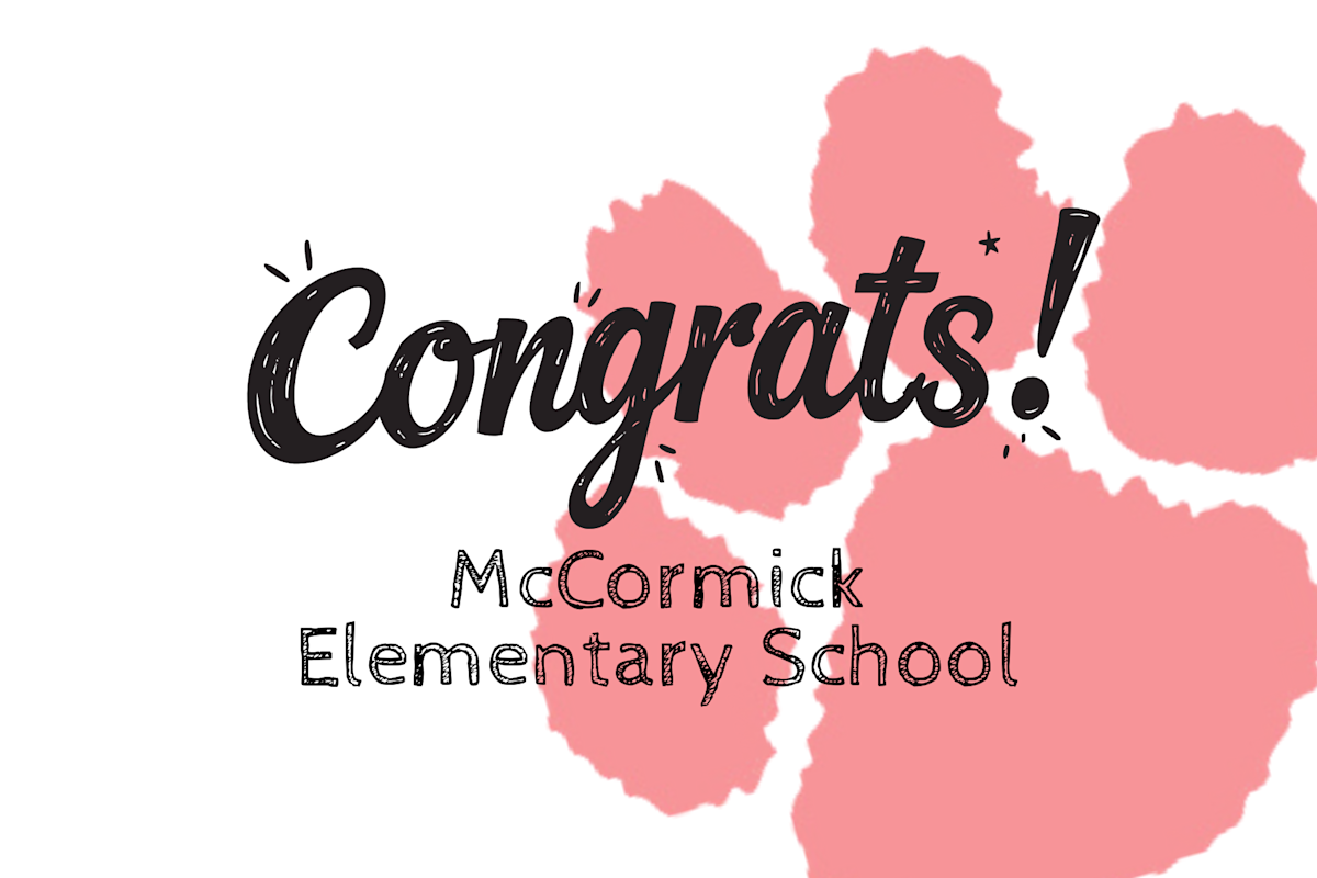 McCormick Elementary Recognized for Positive Behavior Support ...