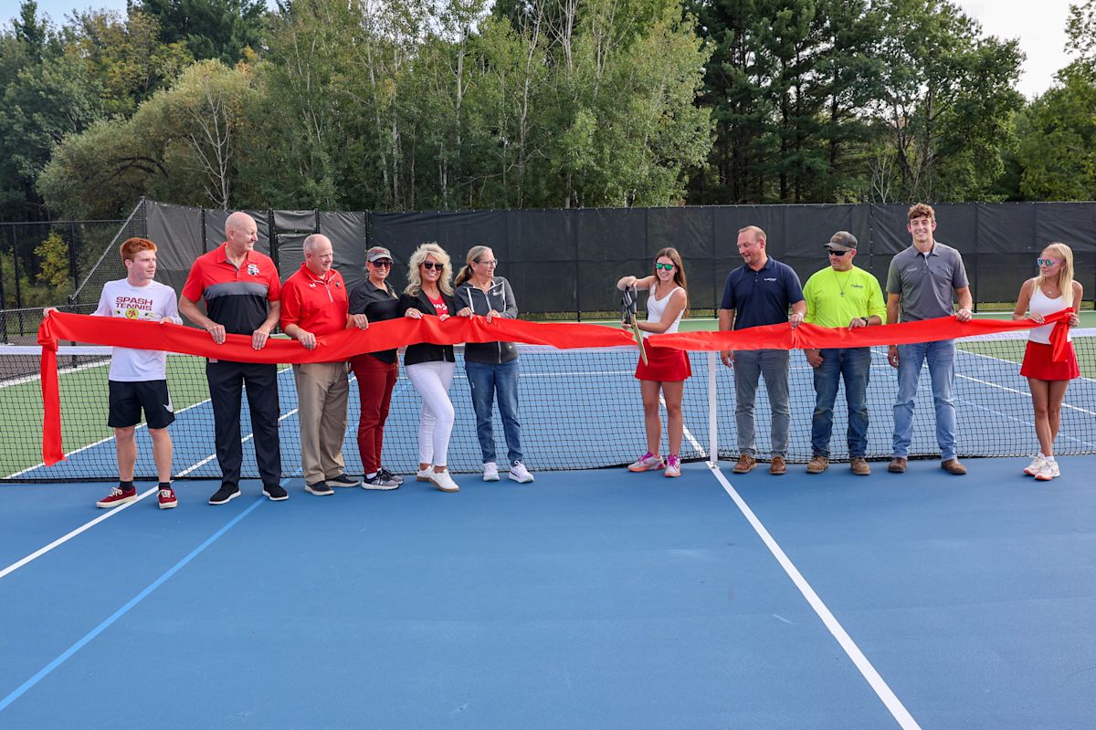 NEWS RELEASE: SPASH Hosts Ribbon Cutting for Remodeled Tennis Courts ...