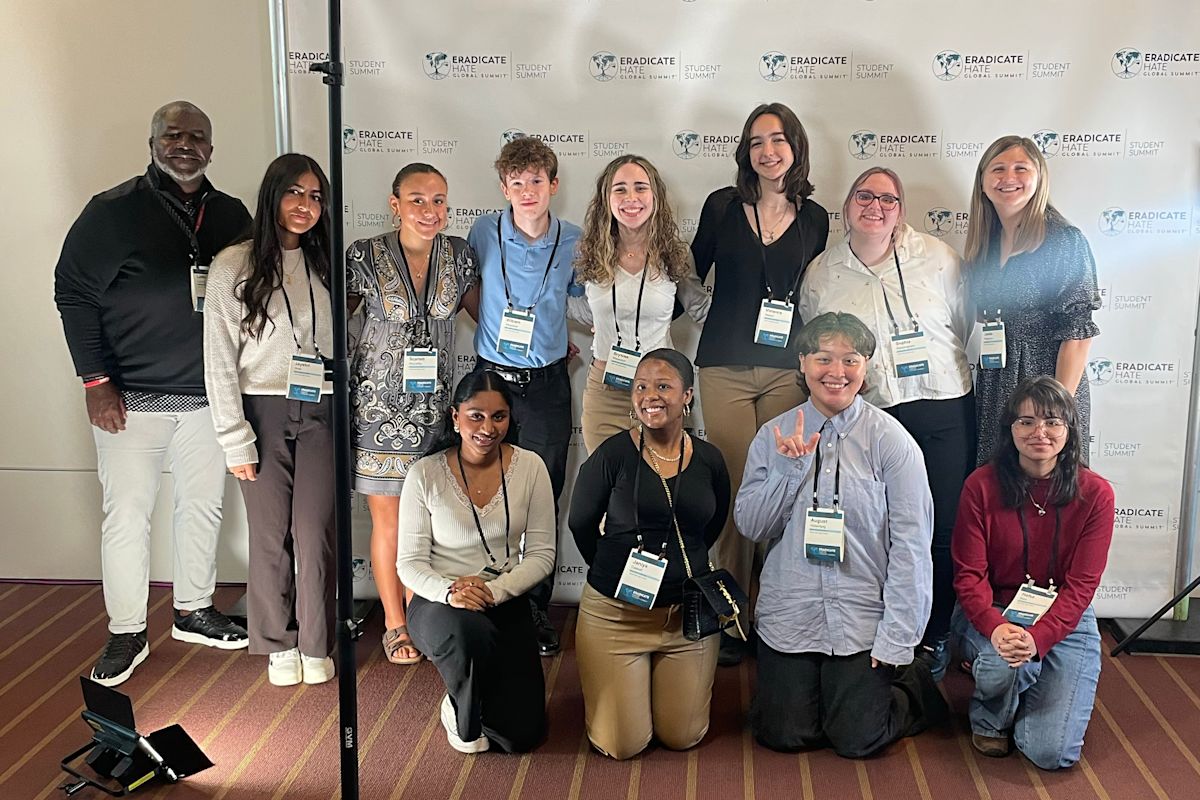 North Hills High School students attend 2025 Eradicate Hate Student ...