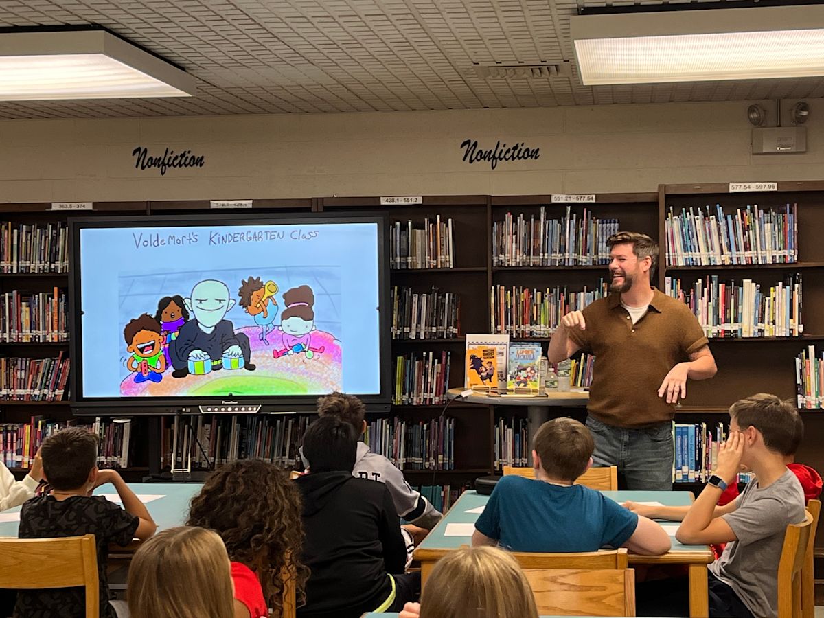 Graphic Novelist Mat Heagerty Visits Polson - Madison Public Schools