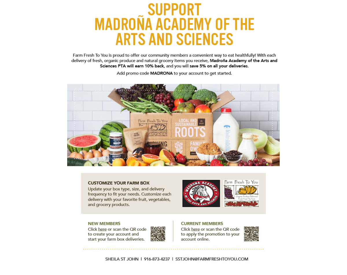 FARM FRESH TO YOU | News Details - Madrona