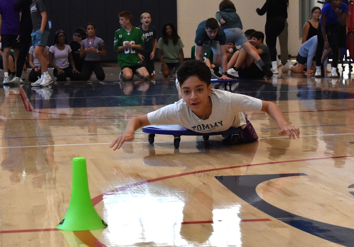 Colonial Middle School students give their all during Spirit Rally ...