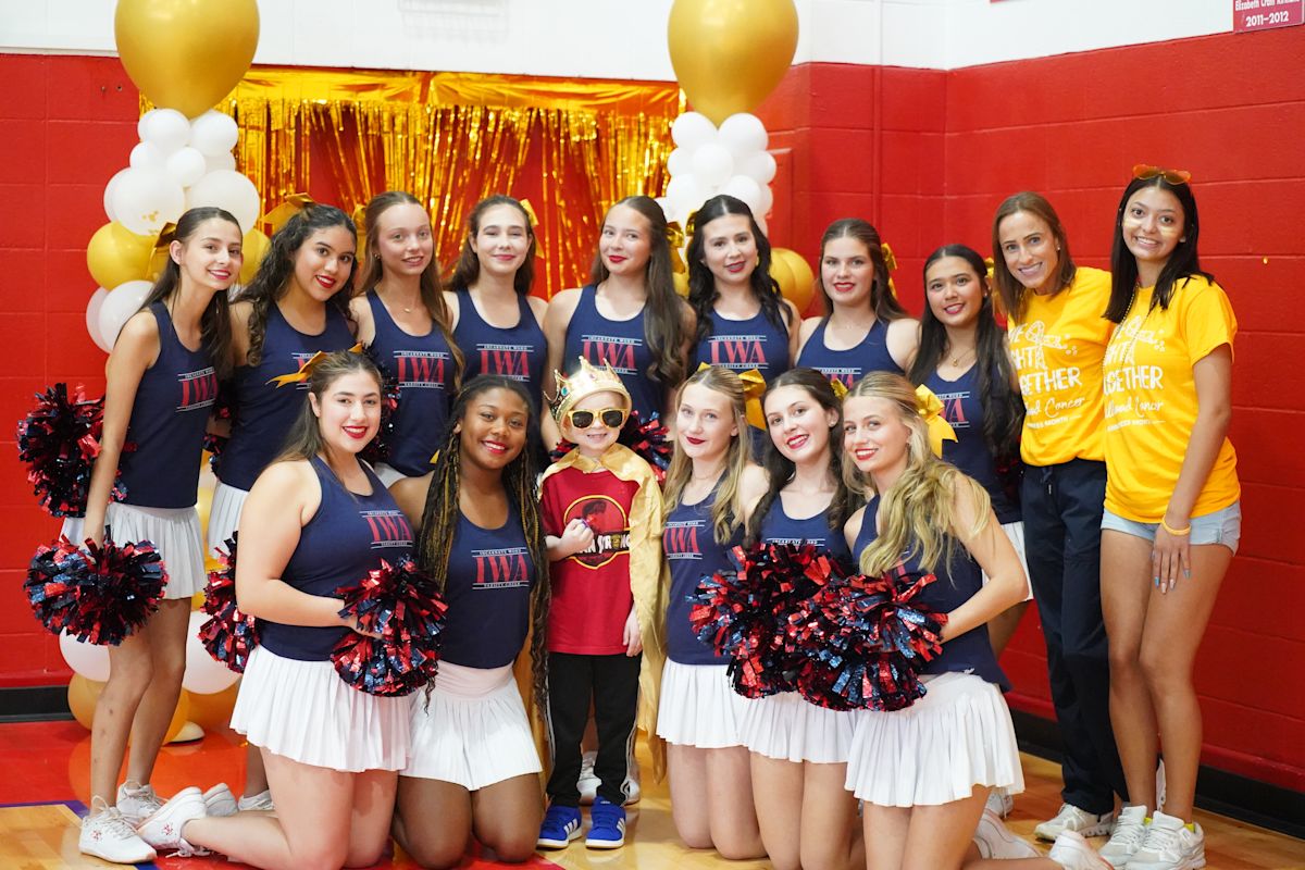The High School Level Volleyball Game Shines Gold in Honor of Julian ...
