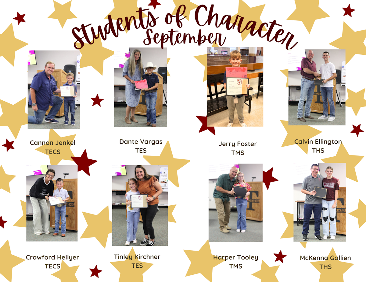 September Students of Character | Details