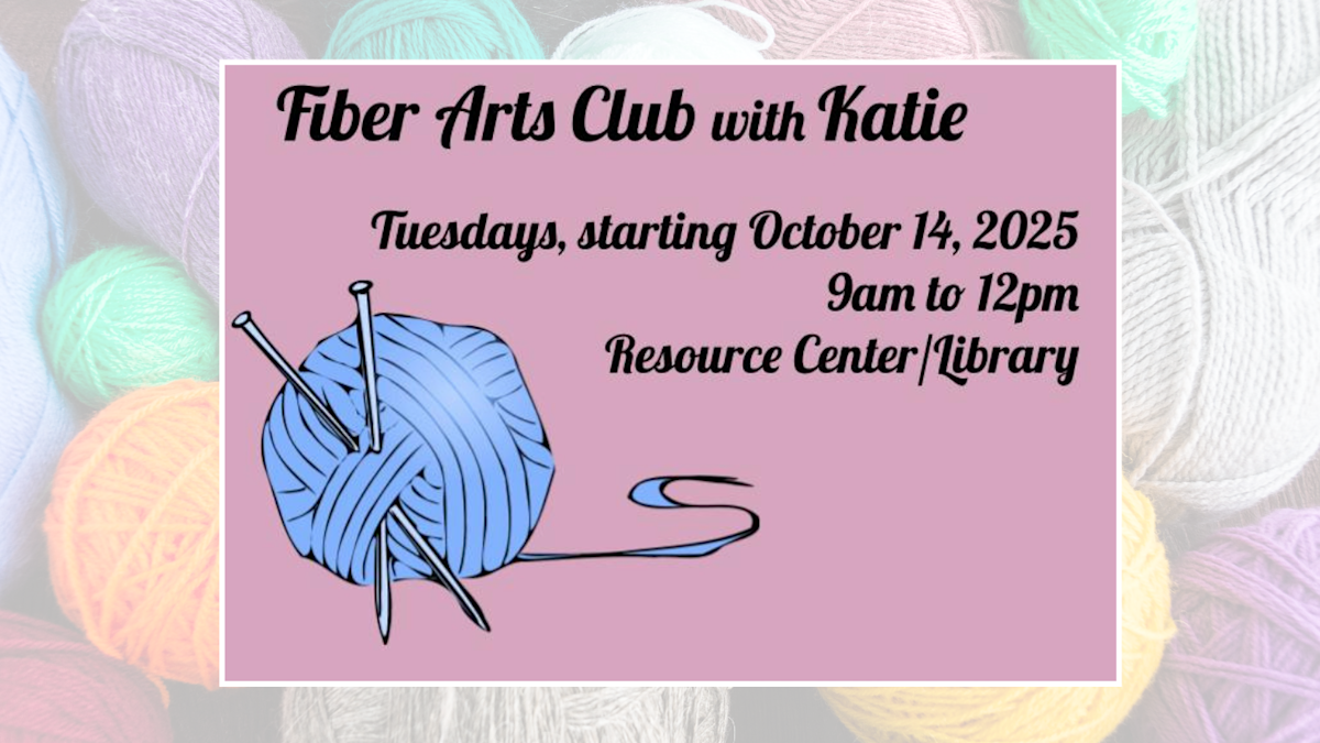 Fiber Arts Club with Katie Kent | News Detail