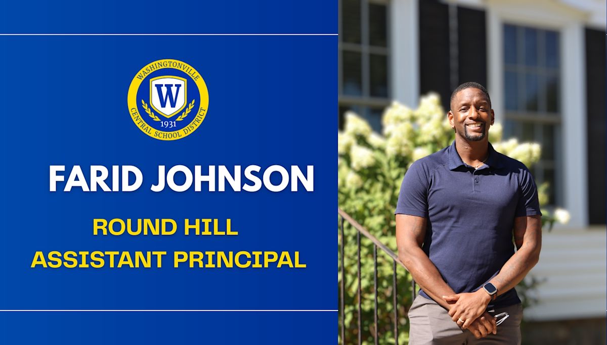 Round Hill Elementary welcomes new Assistant Principal Farid Johnson ...