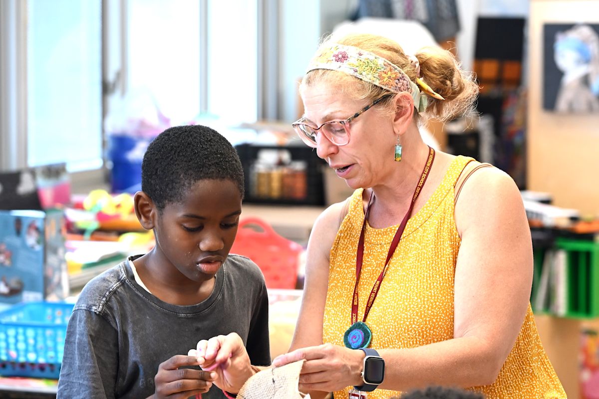 Hamilton School students create Mexican embroidery for Hispanic History ...