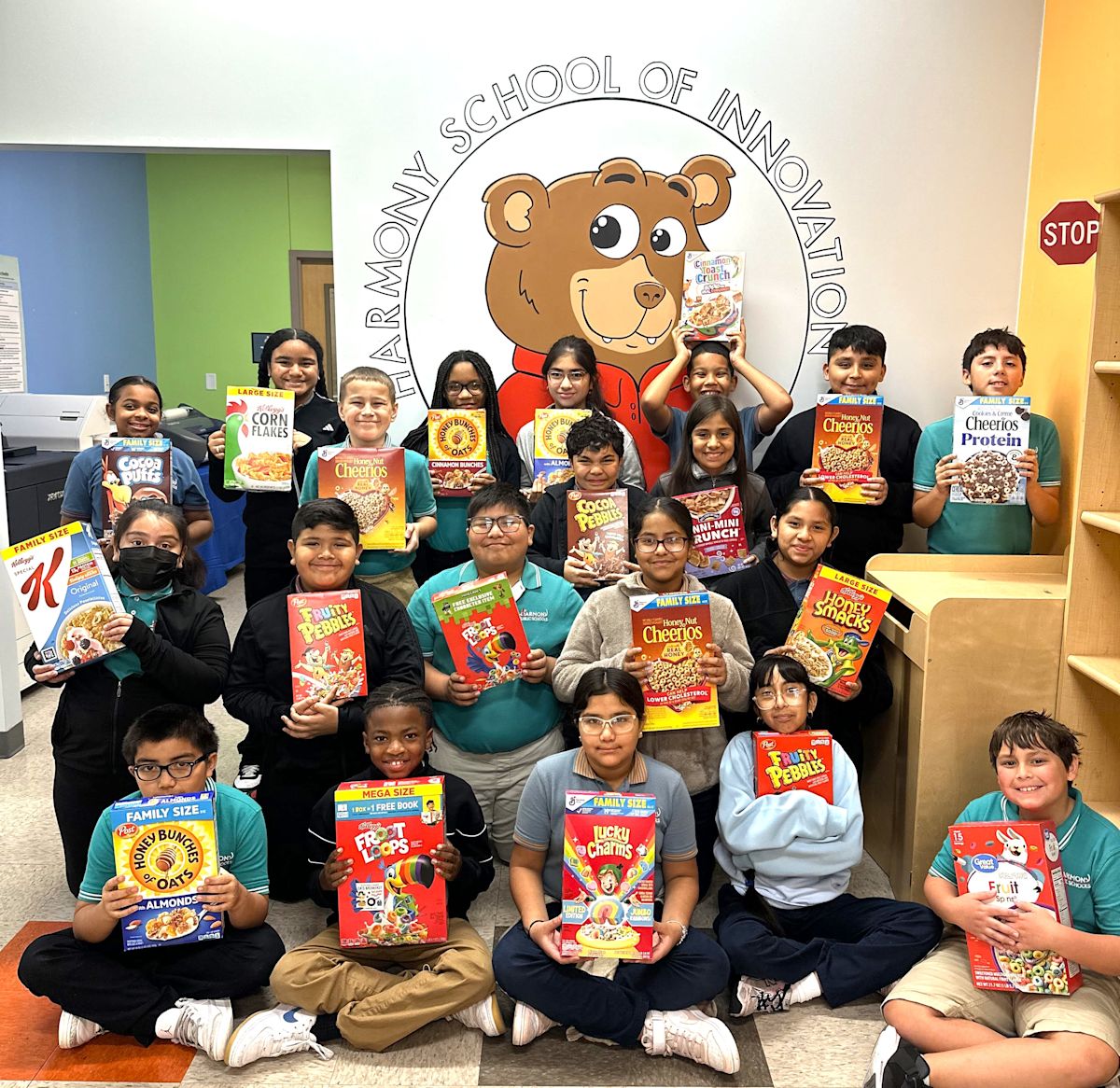 Harmony School of Innovation Fifth Graders Launch Cereal Drive | Campus ...