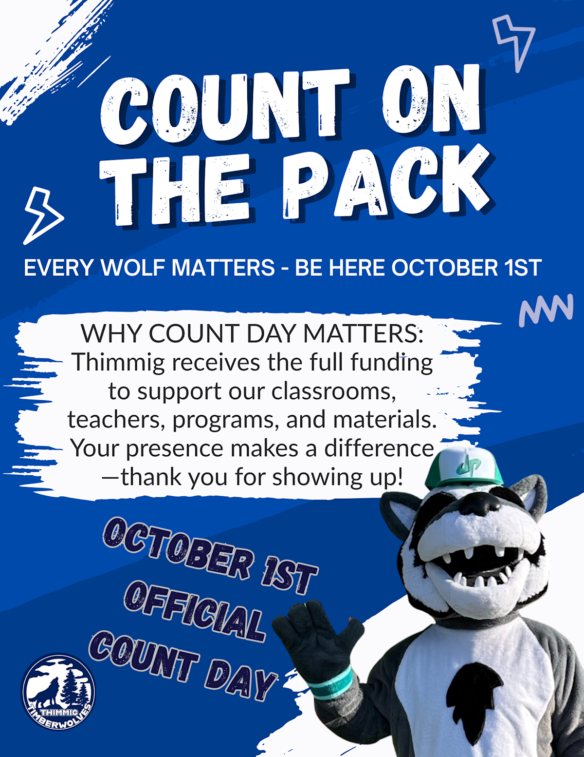 October 1st - You Count! K-12 Student October Count Day | Details