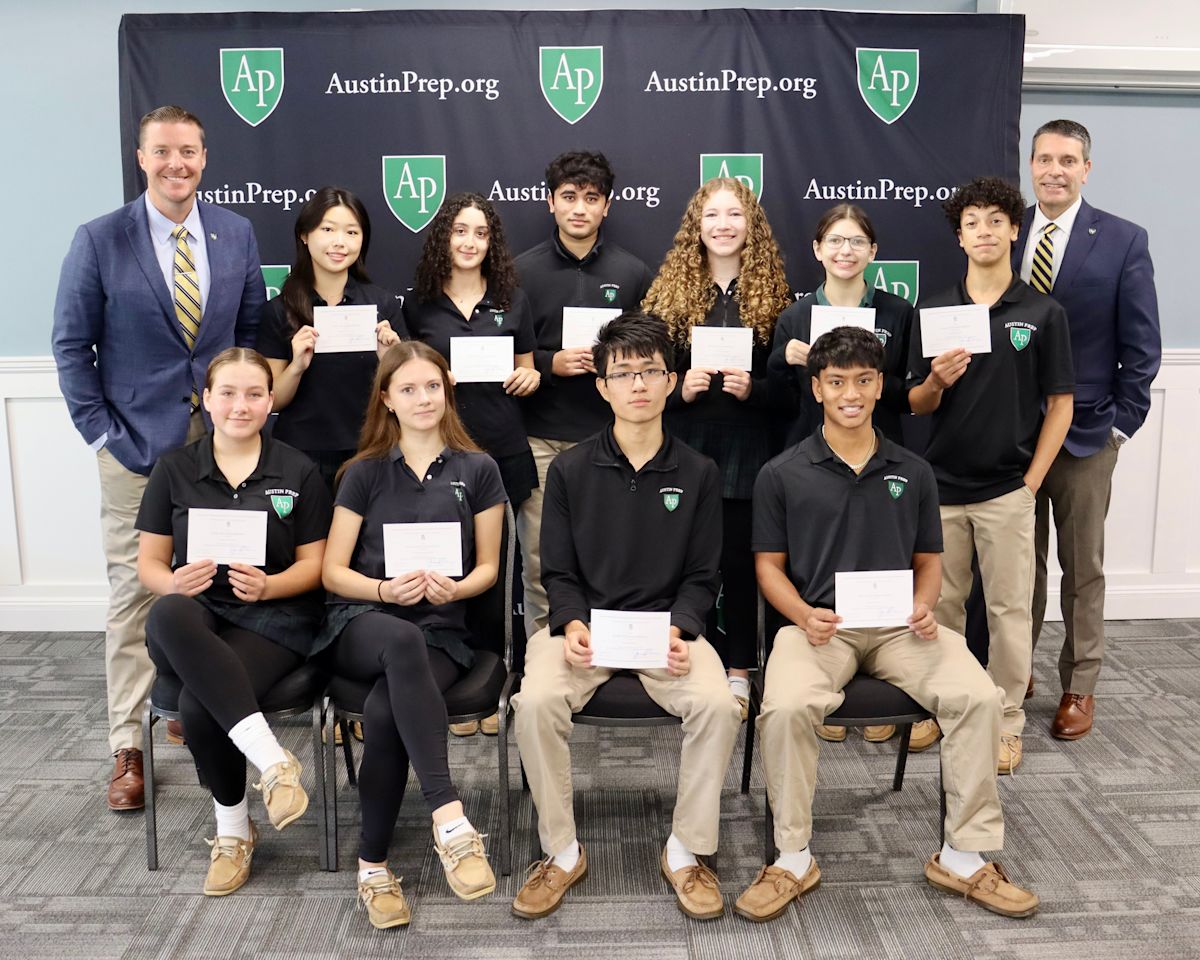 Austin Prep Recognizes Ten National Merit Scholars | Post details
