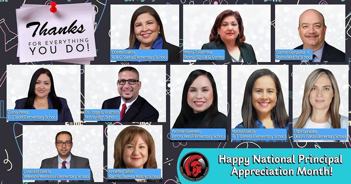 October is Principal Appreciation Month! | District News Details