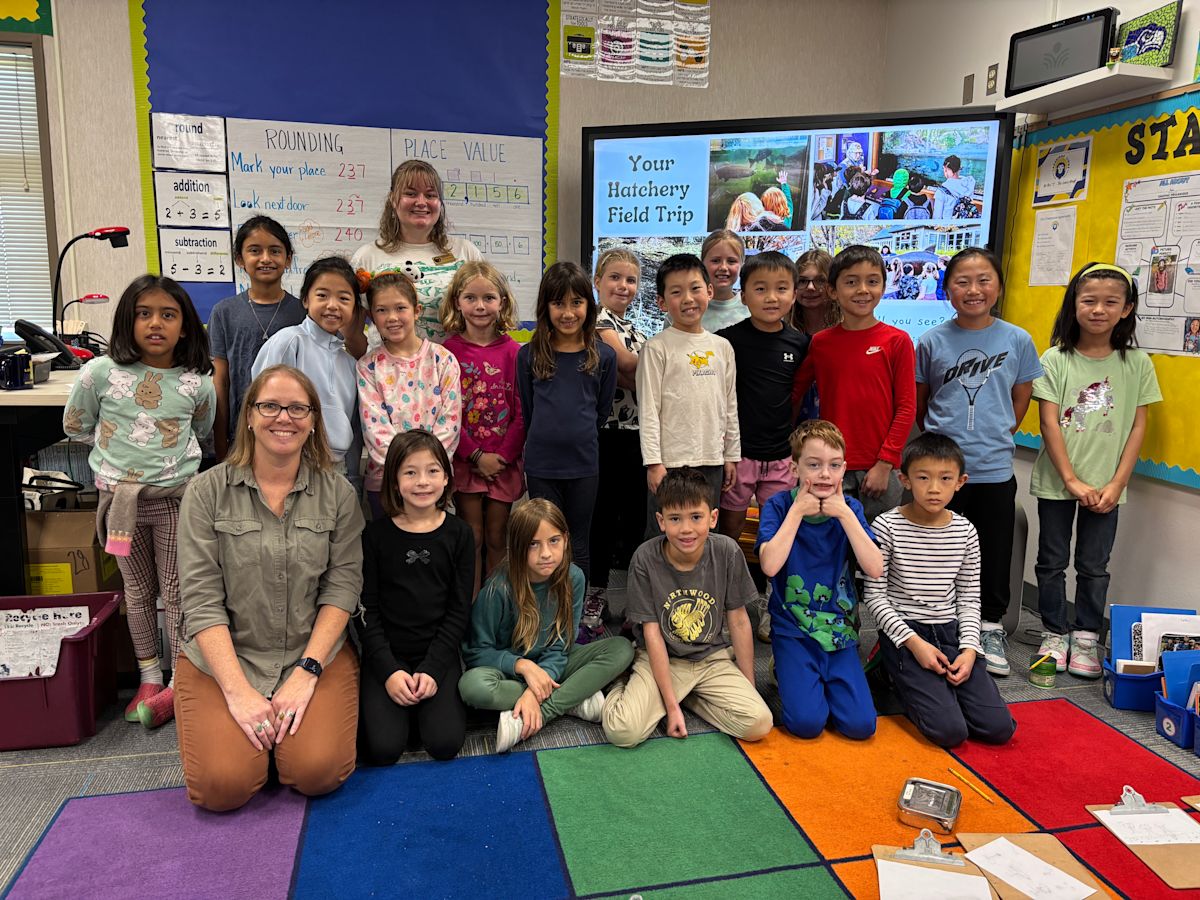 Issaquah Salmon Hatchery Visits Lakeridge Third Graders for Salmon ...