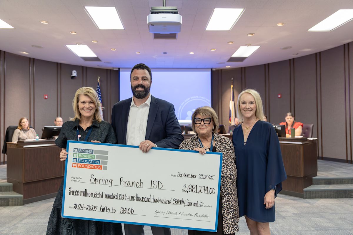 Spring Branch Education Foundation recognized for transformative ...