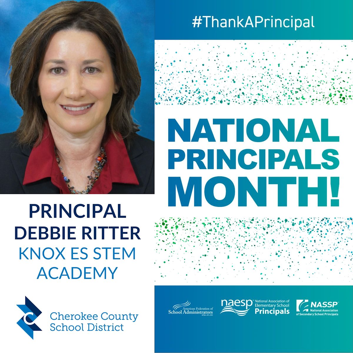 Celebrating National Principals Month: Debbie Ritter of Knox ES STEM ...