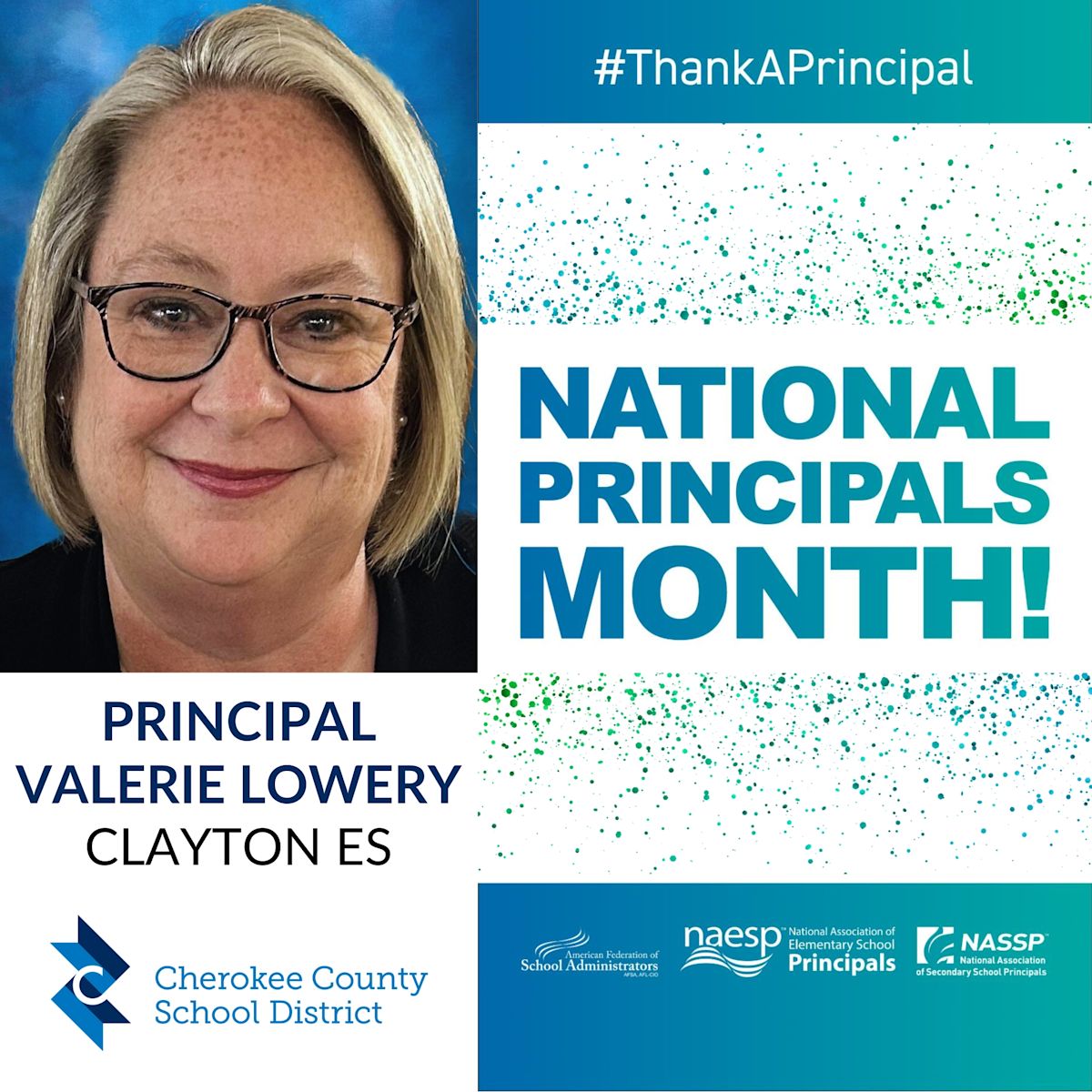Celebrating National Principals Month: Valerie Lowery of Clayton ES ...