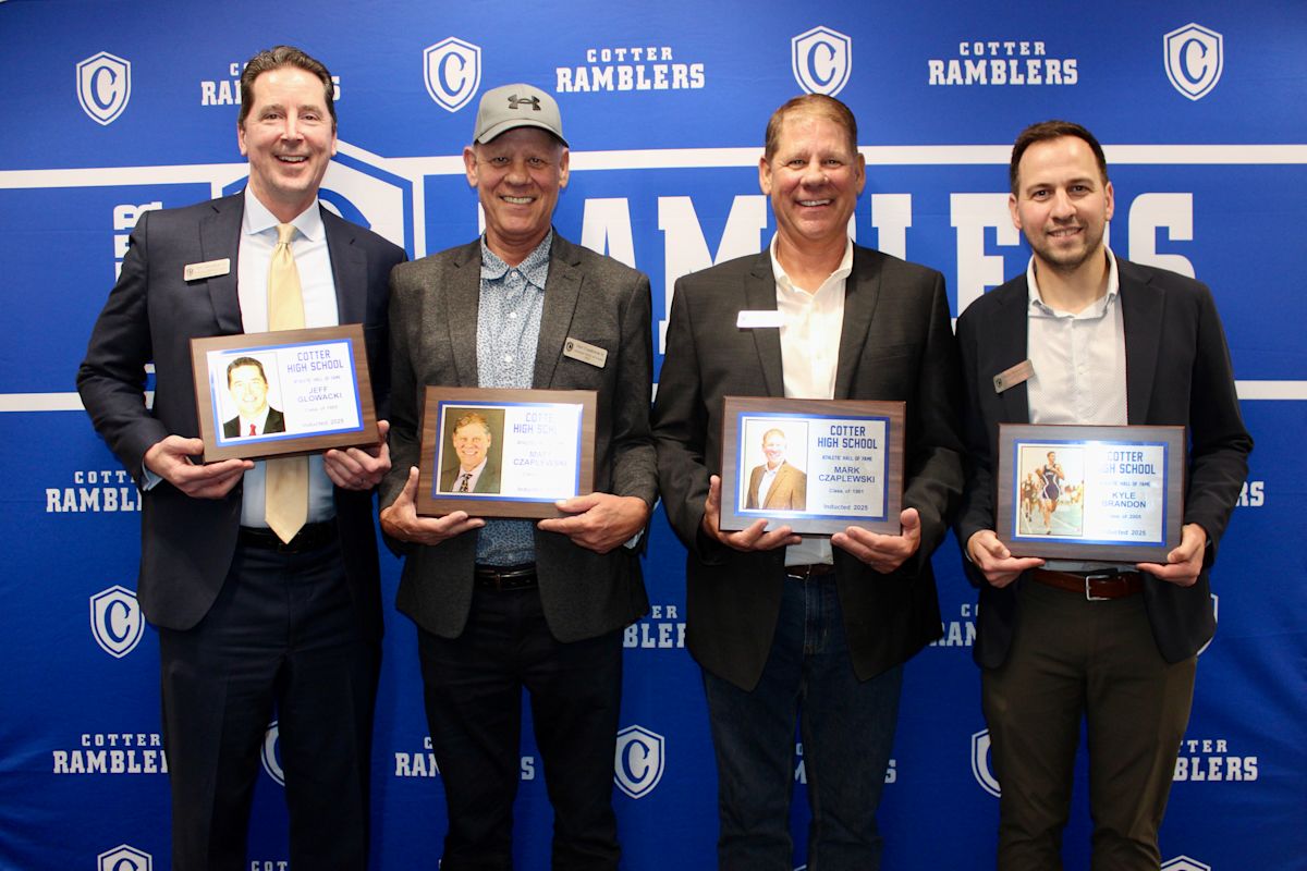 Four New Members Inducted into Athletic Hall of Fame | article - Cotter ...
