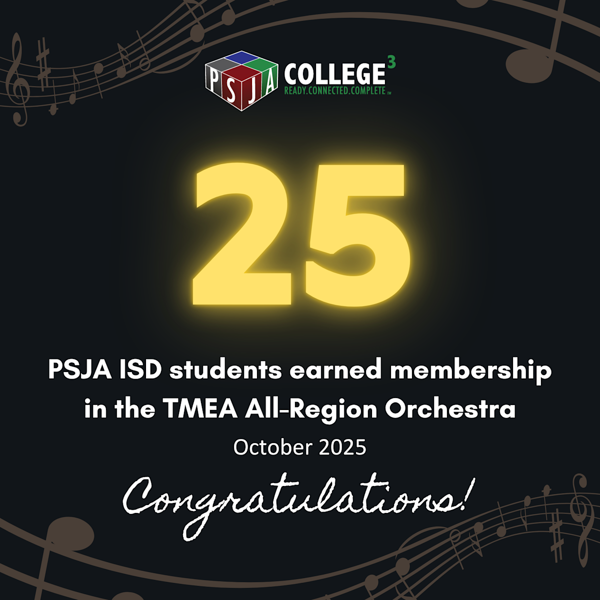 25 PSJA ISD Students Earn Membership in TMEA All-Region Orchestra ...
