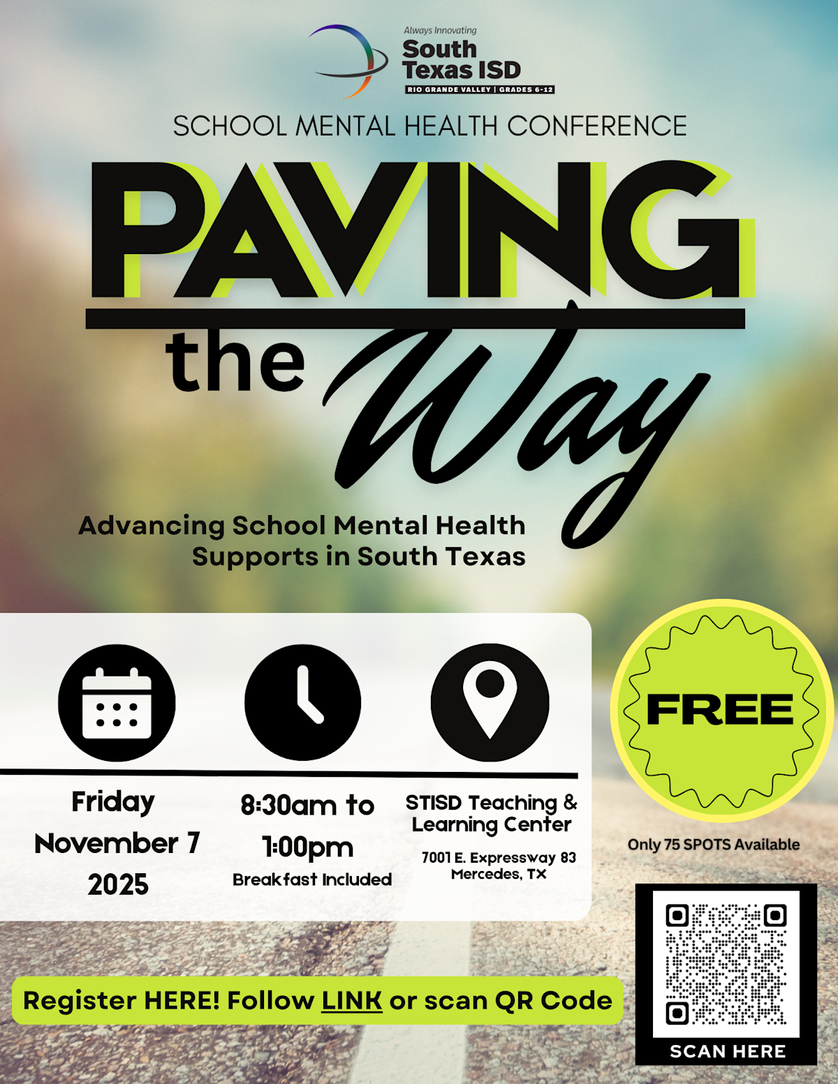 Now Registering: STISD's School Mental Health Conference - "Paving the ...