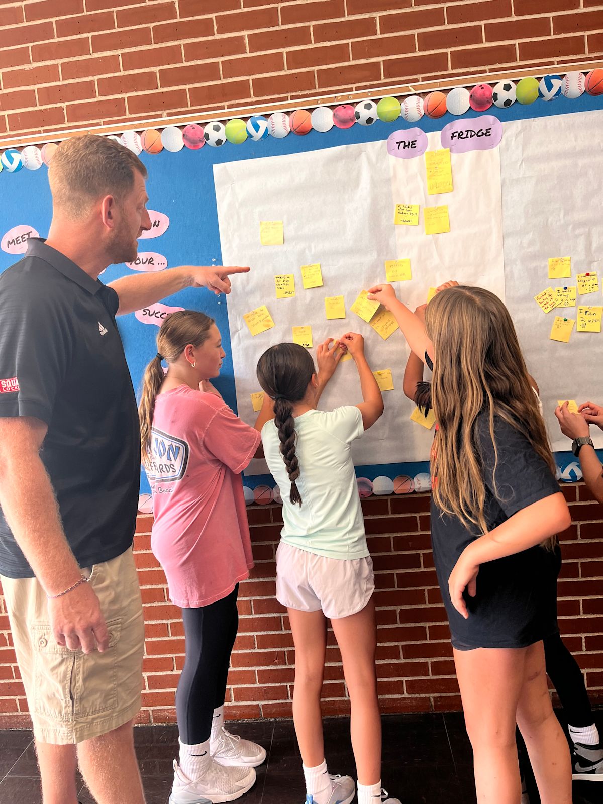 A Motivational Bulletin Board at WMS Celebrates Student Successes ...
