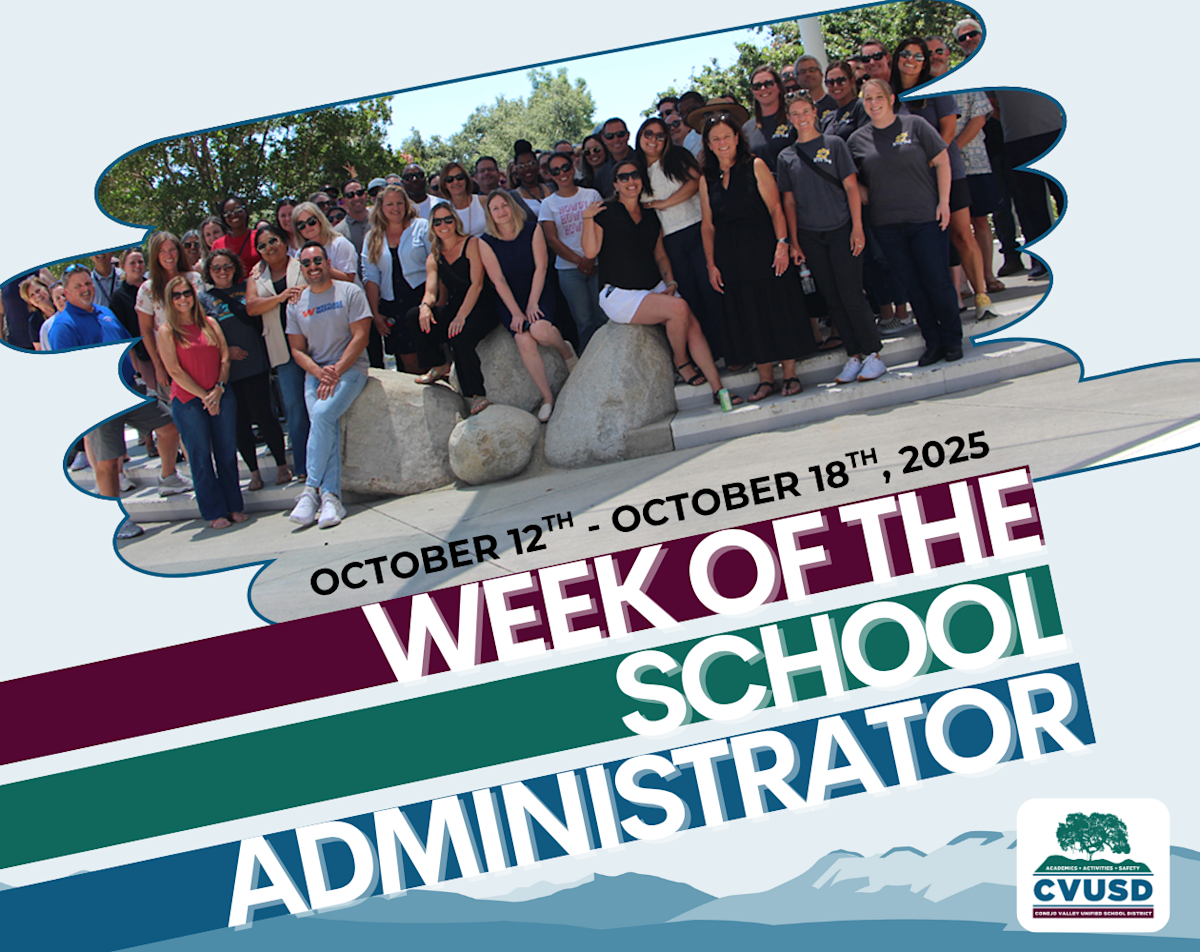 CVUSD Proudly Celebrates Week of the School Administrator: October 12th ...