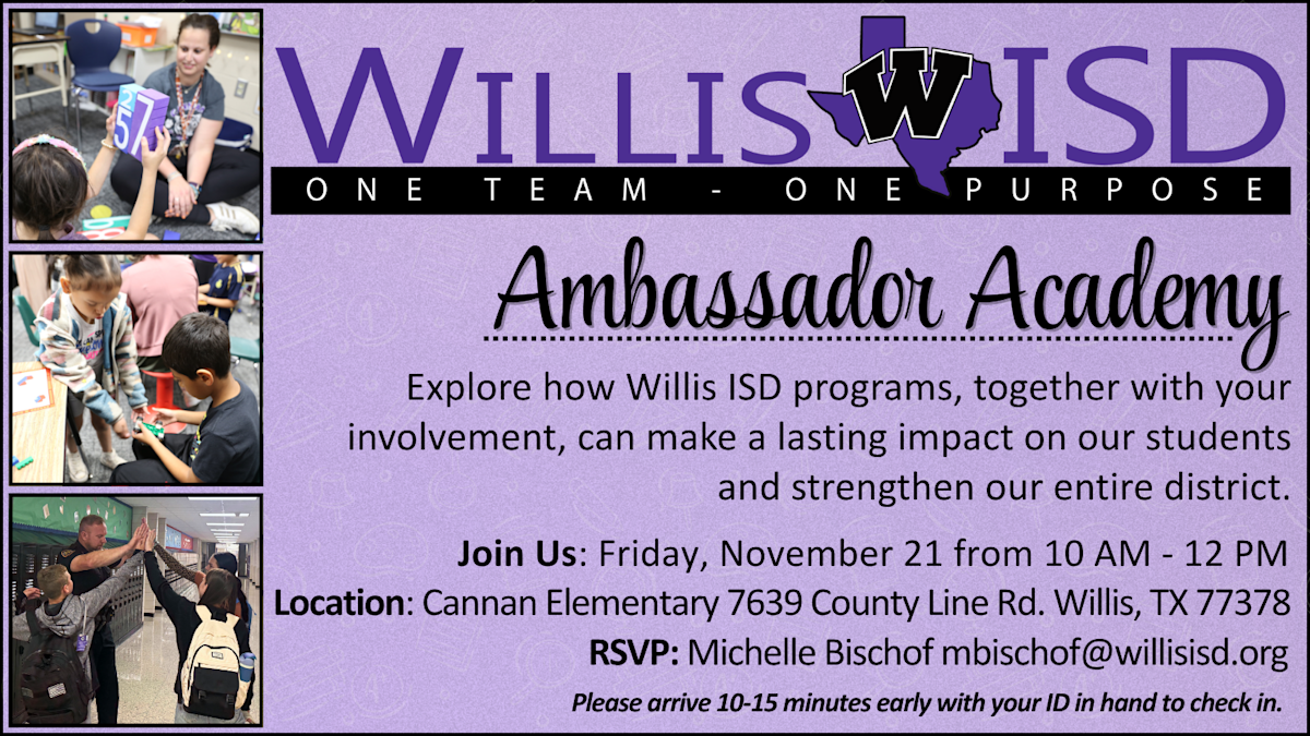 Willis ISD Ambassador Academy | article